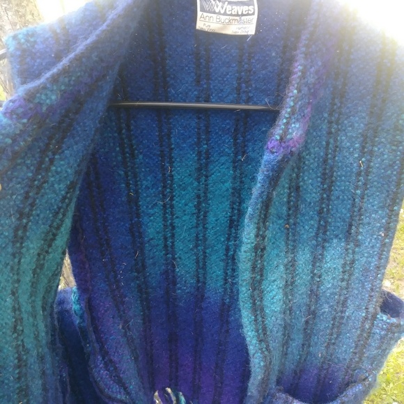 Weaves by Ann Buckmaster | Other | Vintage Rare Ombre Woven Pure Wool ...